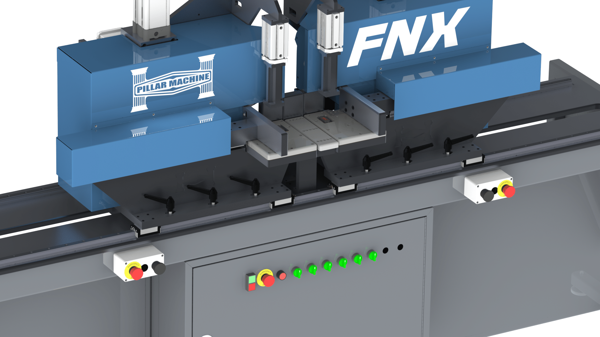 Pillar FNX Floor Notching Machine | Button Controls | Pillar Machine